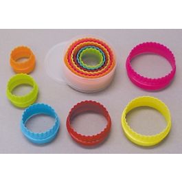 Round Plastic Cutter Set 6 pieces